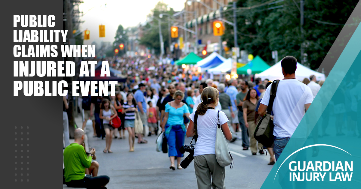 Public Liability Claims if Injured at a Public Event